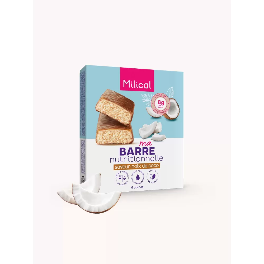 Milical Barre Chocolat Coco: Un délice sain et équilibré